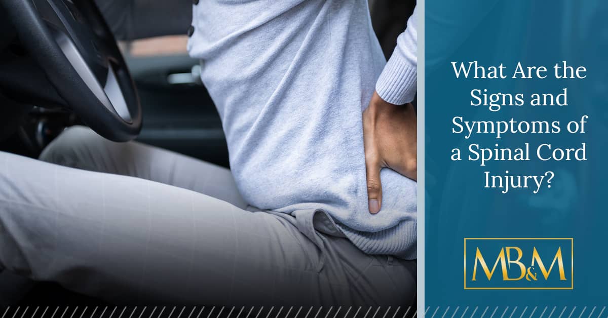 What Symptoms Indicate a Spinal Cord Injury? | Providence