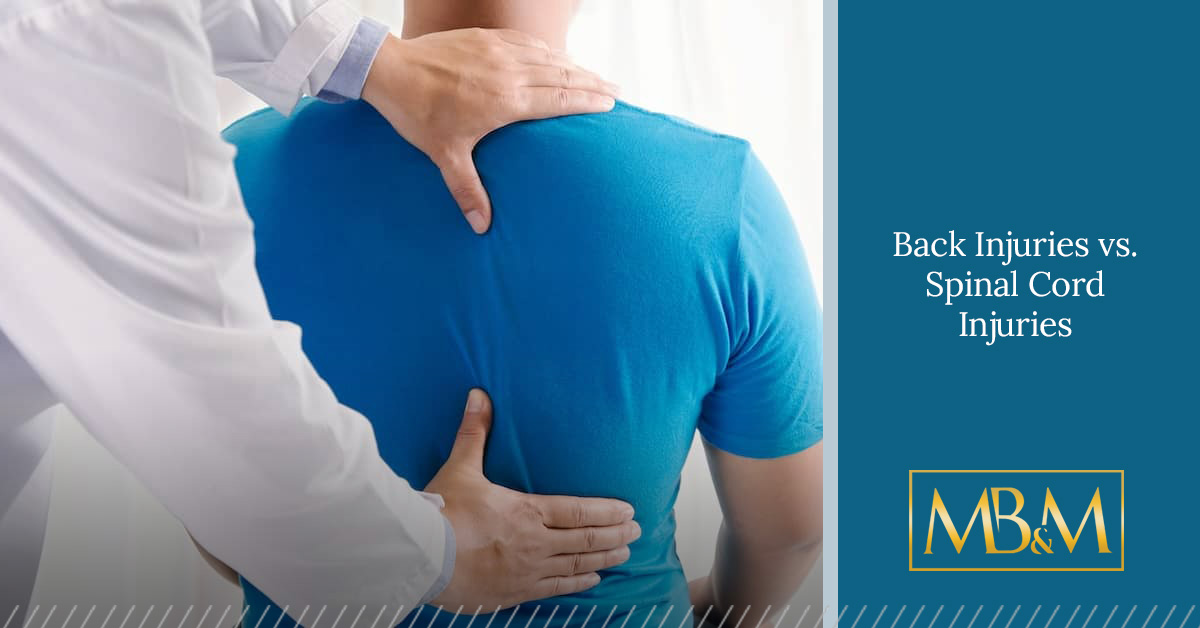 What Is the Difference Between Back Injury & Spinal Cord Injury?